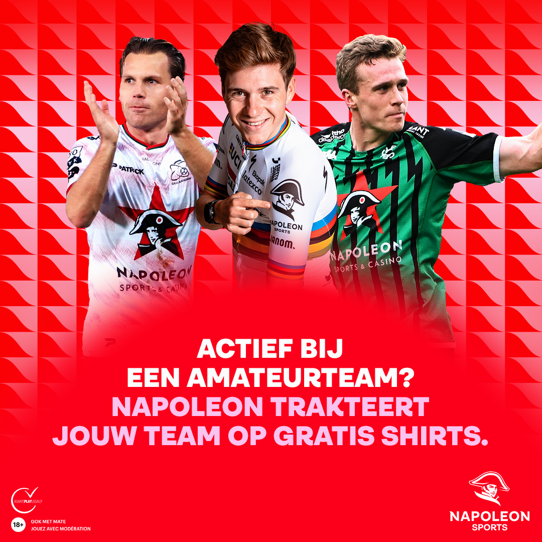 Napoleon Sports & Casino steunt en sensibiliseert lokale sportteams met ...